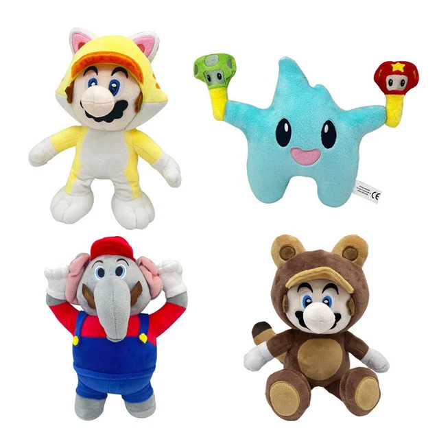 LUMALEE PLUSH MARIO Peripheral 24cm Brown Plush Toy Short Fur £17.86 ...