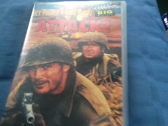 ATTACK! ( JACK Palance Eddie Albert) Vhs Videotape EUR 11,74 - PicClick IT