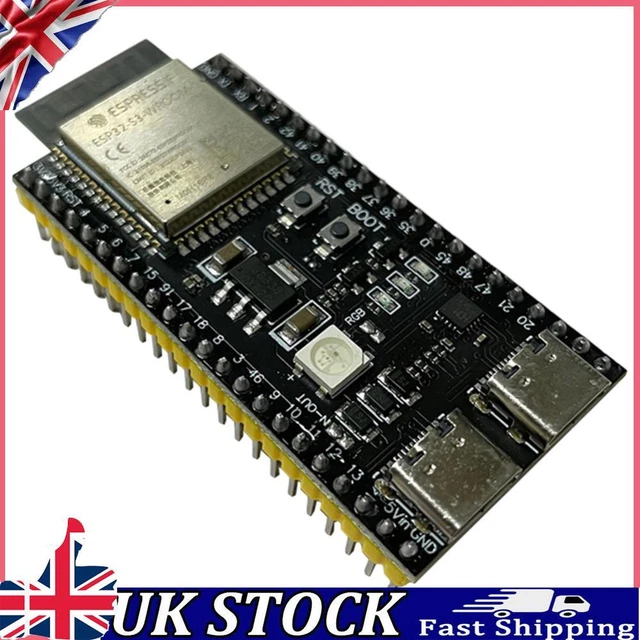 ESP32/ ESP32-S3/ESP32-C3 DEVELOPMENT Board Dual Type-C (N16R8 Welded) £10.59 - PicClick UK