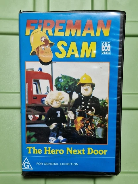 FIREMAN SAM THE Hero Next Door Clamshell Vhs A Rare Find Watched Works ...