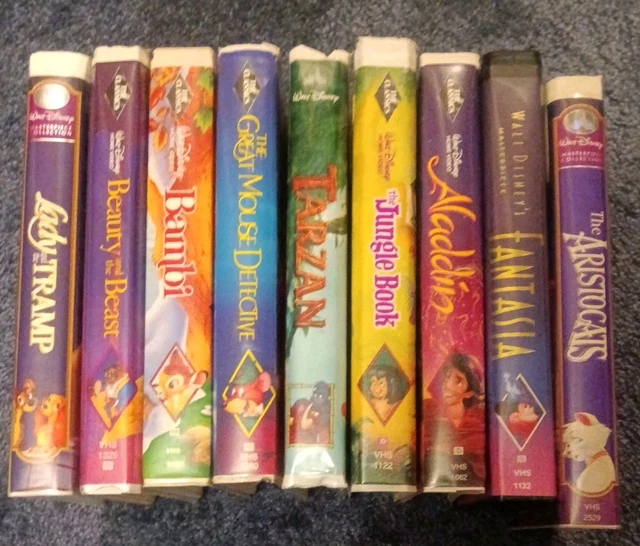 DISNEY VHS TAPES Bundle Of 9, 5 Rare Black Diamond $1,807.63 - PicClick CA
