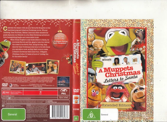 A MUPPETS CHRISTMAS Letters To Santa-2008-Muppets Studio-Movie MS-DVD ...