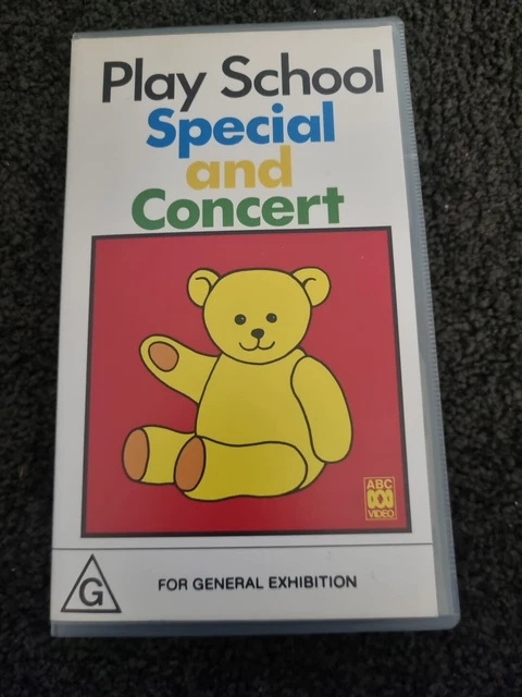 PLAY SCHOOL: SPECIAL And Concert VHS Video Tape ABC Kids TV $12.95 ...