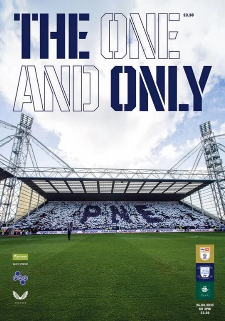 * 2024/25 - Preston North End Home Programmes - Choose From List * £5. ...