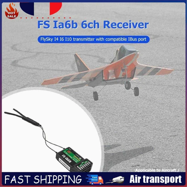 FLYSKY FS-IA6B 6 Channel 2.4GHz Receiver PPM Output for i4 i6 i10 RC ...