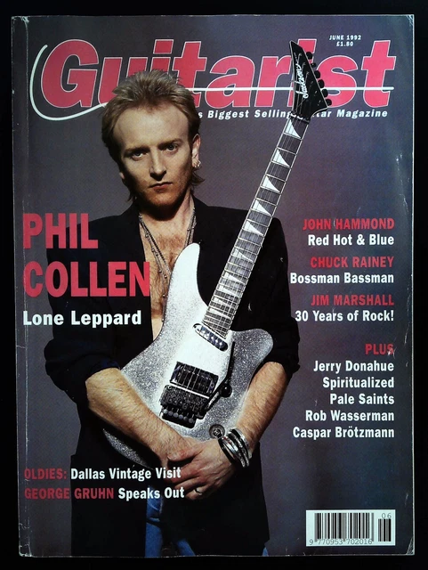 GUITARIST MAGAZINE JUNE 1992 mbox1650 Phil Collen £4.95 - PicClick UK