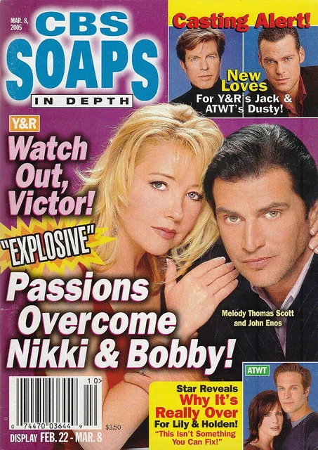 CBS SOAPS IN Depth March 8, 2005 Y&R-SHEMAR MOORE-KRISTOFF ST JOHN-SEAN ...