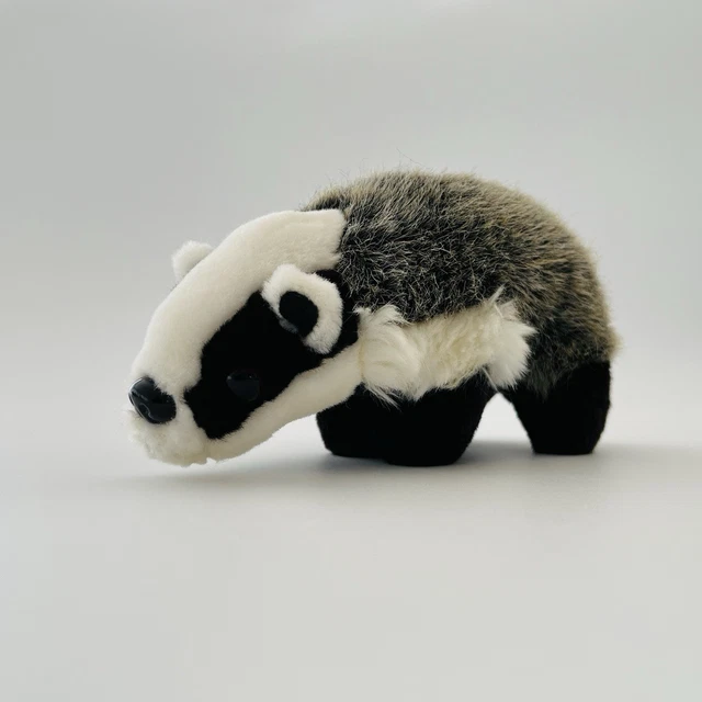 DOWMAN SOFT TOUCH Soft Toy Cuddly Plush Badger Stuffed Animal Plushie 7 ...