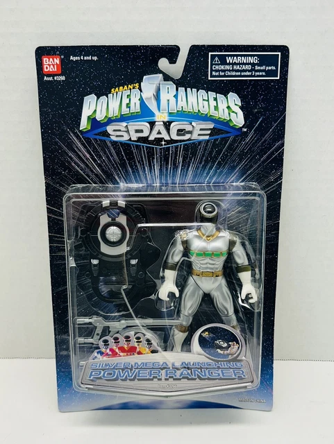 POWER RANGERS IN Space SILVER MEGA LAUNCHING POWER RANGER Bandai MOC ...