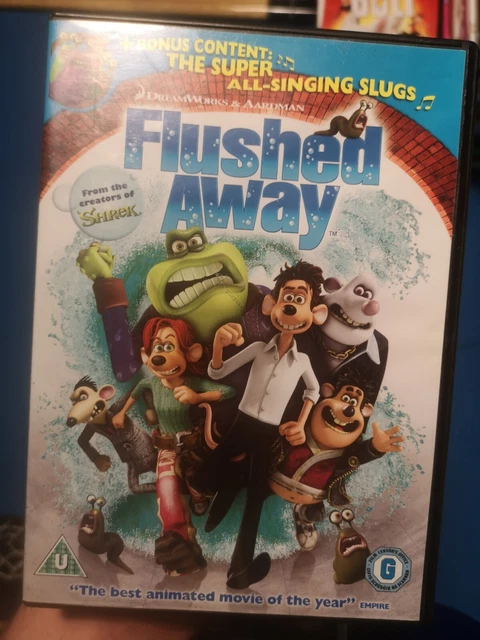FLUSHED AWAY DVD Good Condition £4.32 - PicClick UK