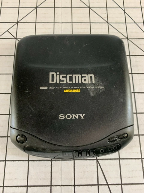 VINTAGE SONY PORTABLE Discman Walkman CD Player Handheld D-132CK 80s ...