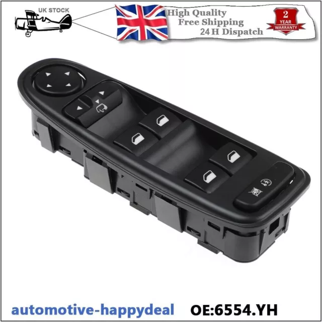 ELECTRIC POWER WINDOW Switch For CITROEN C4 Grand Picasso / Picasso ...