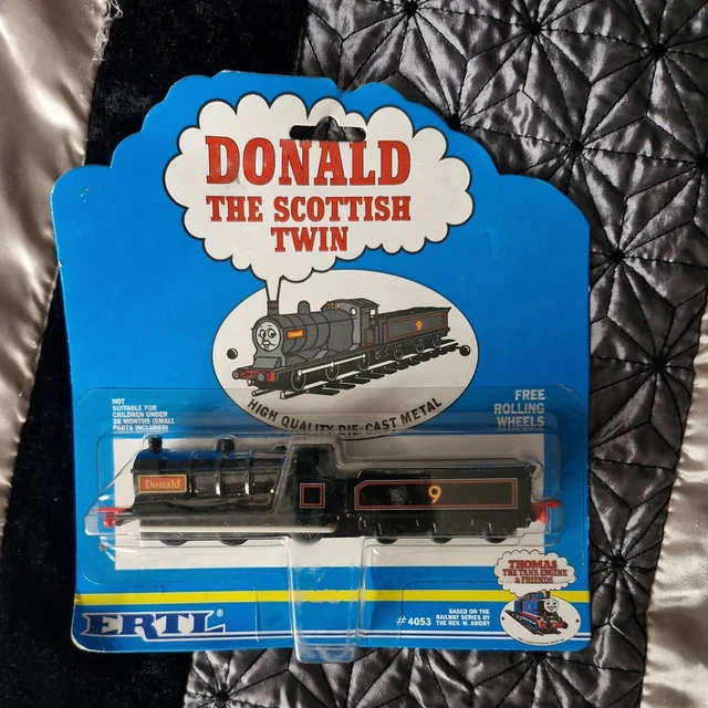 ERTL THOMAS THE Tank Engine & Friends Donald Steam Engine Train in ...