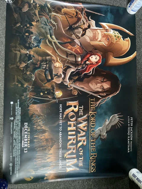 LORD OF THE Rings War Of The Rohirrim 30”x40” Cinema Quad Poster £10.00 - PicClick UK