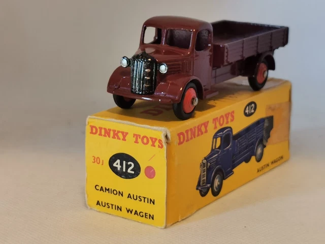 DINKY TOYS GB n° 412 Austin wagon truck camion 30J + boite EUR 95,00 ...