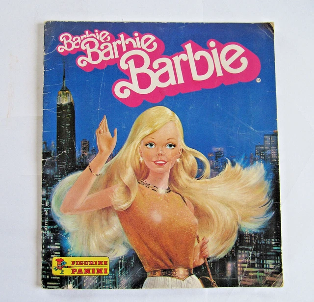 LIVRE ALBUM COLLECTOR figurines Panini poupée Barbie 1984 manque 5 ...