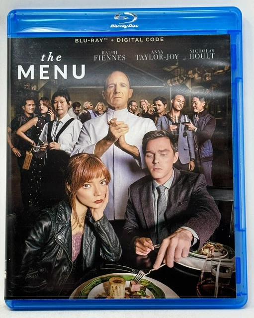 THE MENU (2022) Blu-Ray Ralph Fiennes, Anya Taylor-Joy, Nicholas Hoult ...