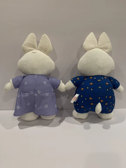 NICK JR NOGGIN Max and Ruby Pair 13” Plush (Set of 2) Stuffed Animal ...