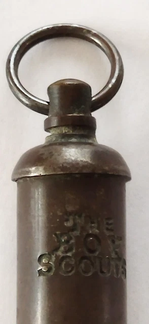 ANCIEN SIFFLET WHISTLE The Boy Scouts Scoutisme En Laiton EUR 50,00 ...
