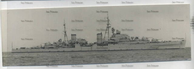 ROYAL NAVY PHOTO HMS Diadem bellona cruiser hawthorn leslie tyne ...