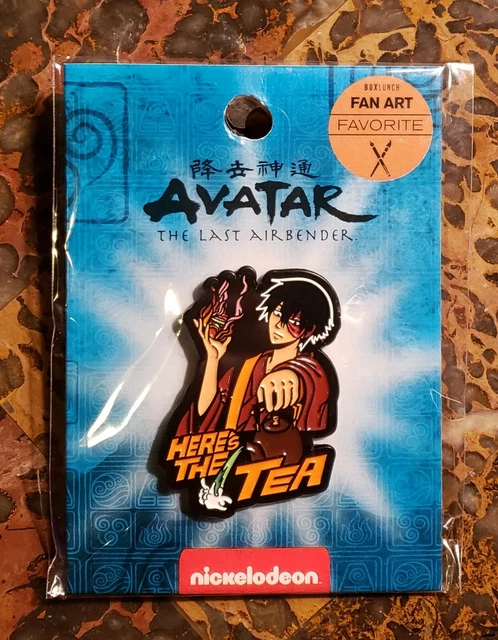 NICKELODEON AVATAR THE Last Air Bender Zuko Here's Tea Enamel Pin Fan ...