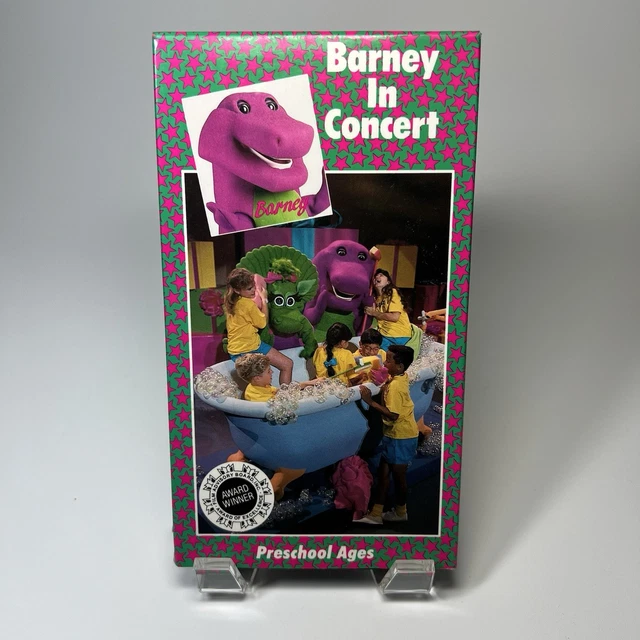 BARNEY & FRIENDS: Barney In Concert VHS 1991 Video Tape Sing Along Rare ...