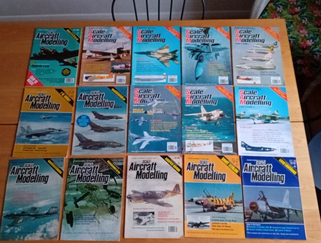 SCALE AIRCRAFT MODELLING Magazine Bundle From 1987, 1993, 1989, 1988 ...