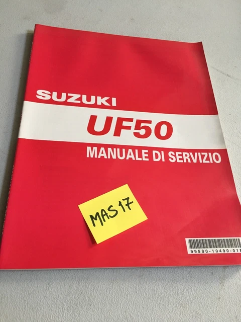 SUZUKI SCOOTER UF50 Estilete Uf 50 Revisione Tecnica Manuale Officina ...