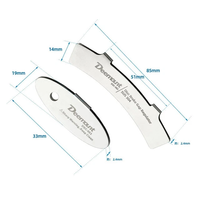 BICYCLE DISC BRAKE Pad/ Adjustment Alignment Tool/ Plate Brake Rotor ...