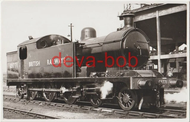 RAILWAY PHOTO LNER A7 69771 Darlington 1948 NER 4-6-2T Loco North ...