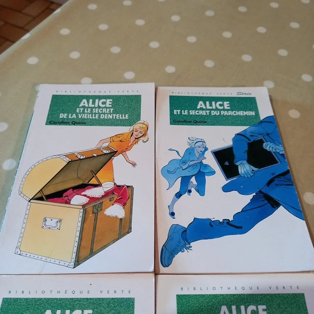 LOT DE 10 Livres Caroline Quine Alice Bibliothèque verte Hachette ...