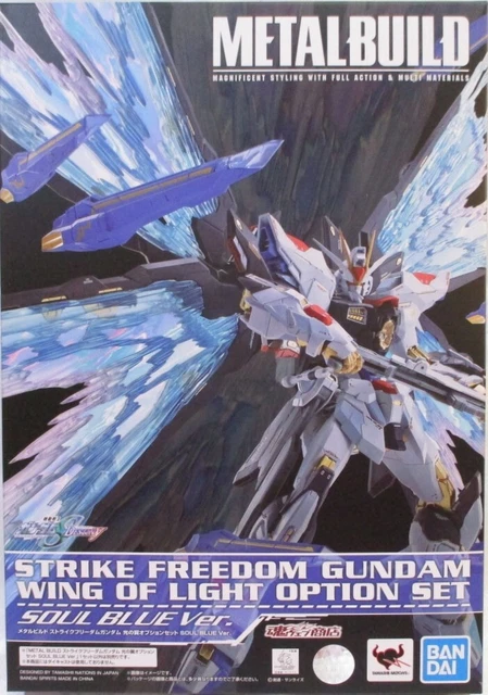 Metal Build Strike Freedom Gundam Wing Of Light Option Set Soul Blue