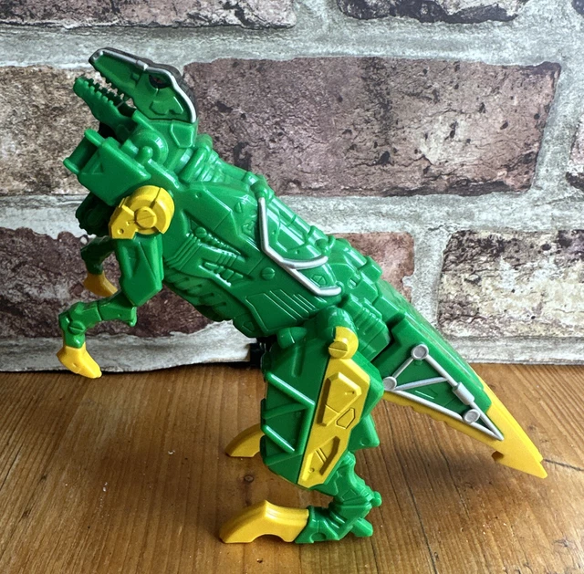 POWER RANGERS DINO CHARGE GREEN VELOCIRAPTOR ZORD FIGURE Vintage ...