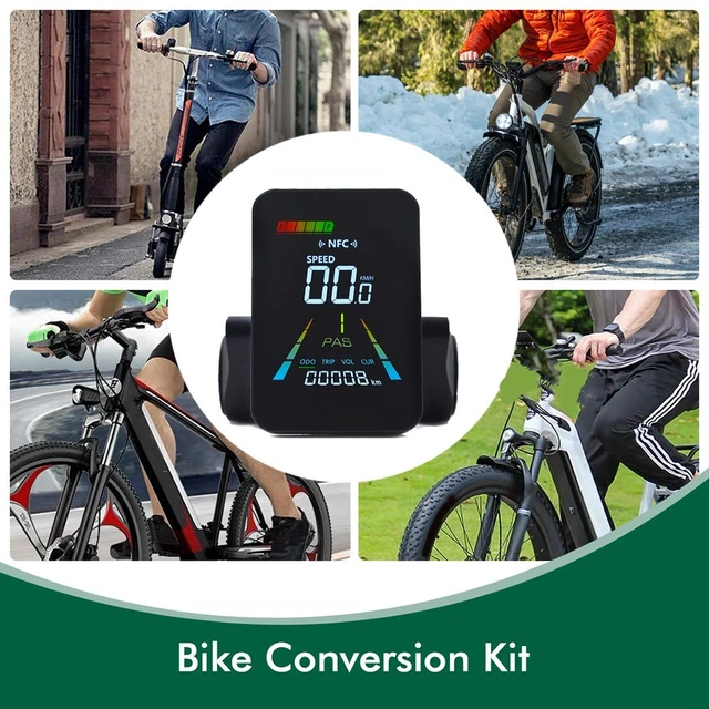 ELEKTROROLLER NFC LCD-DISPLAY E-Bike NFC Farbtacho 24V/36V/48V/60V UART+36V3497 EUR 49,62 ...