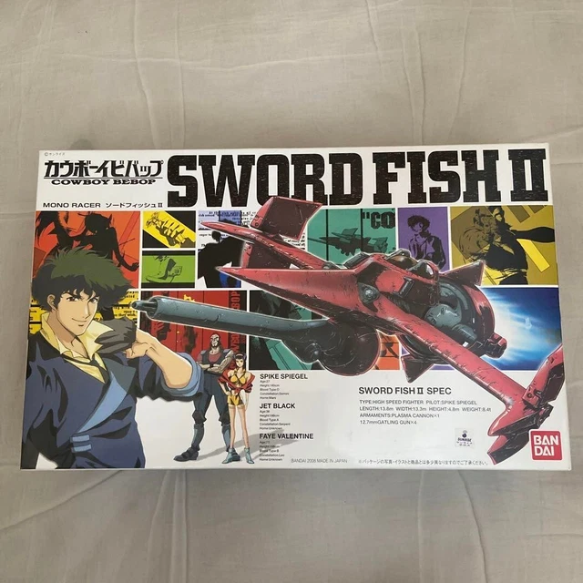 KIT MAQUETTE BANDAI Cowboy Bebop Swordfish II échelle 1/72 non assemblé ...