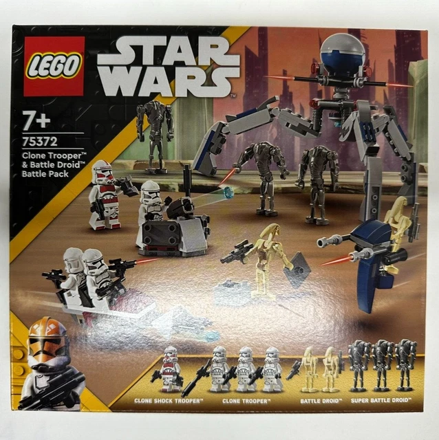 LEGO STAR WARS: Clone Trooper & Battle Droid Battle Pack (75372) £19.99 ...