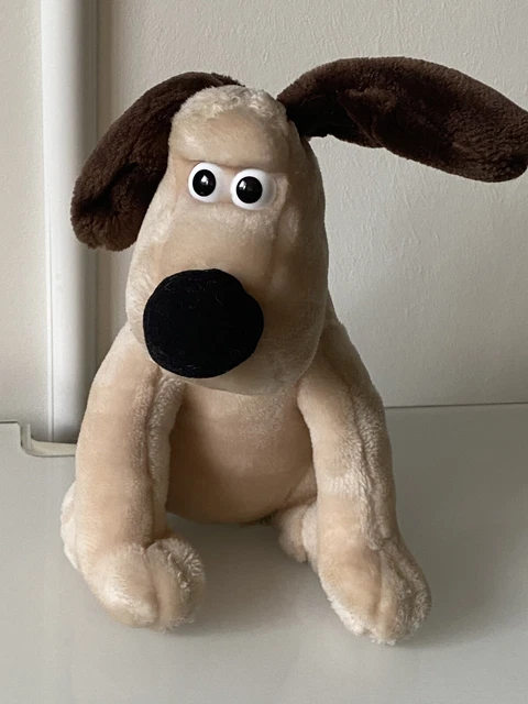 GROMIT DOG WALLACE & Gromit 10"Plush Cuddly Soft Plush 1989 Vintage ...