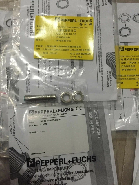 ONE NEW PEPPERL+FUCHS NBB2-8GH20-E2-V3 Proximity Switch Expedited ...
