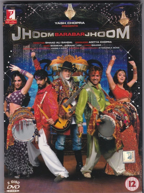 JHOOM BARABAR JHOOM - DVD (Brand New Sealed) 2 x DVD All Regions NTSC ...