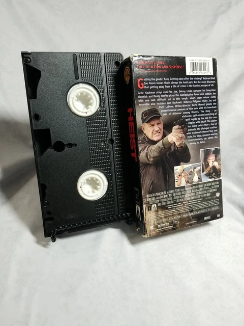 HEIST (VHS, 2002) Gene Hackman Danny DeVito RARE Ex Hollywood Video ...