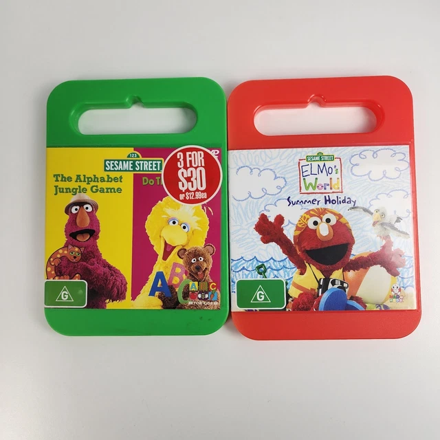 SESAME STREET ALPHABET Jungle Games Do The Alphabet & Summer Holiday ...