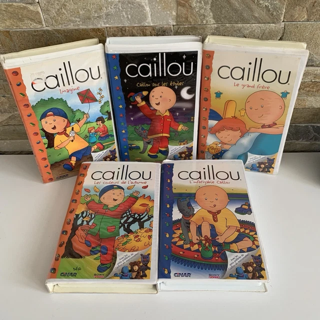 CAILLOU VHS 5-SET French CINAR Sony Wonder Kids Cartoons $20.69 ...