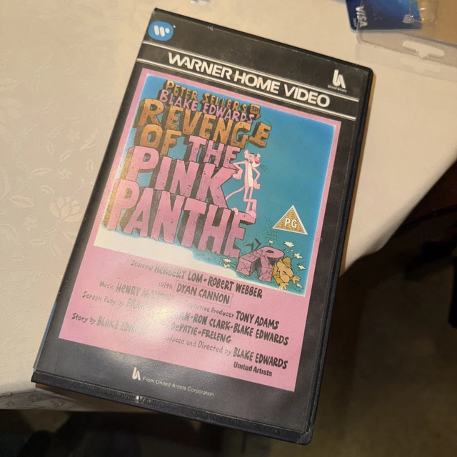 RARE REVENGE OF The Pink Panther Original Video Cassette Case. 1983 £4. ...