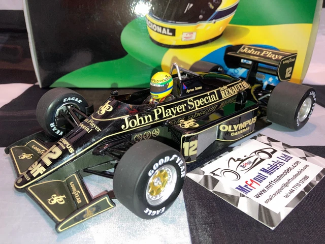 1:18 MINICHAMPS 540851812 Ayrton Senna Lotus Renault 97T #12 1985 EUR ...