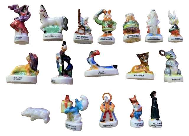 LOT FÈVES DISNEY, Astérix, Harry Poter, Schtroumpf.... EUR 5,00 ...