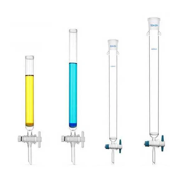 GLASS CHROMATOGRAPHY COLUMNS with G2 Sand Filter Standard Joints ...