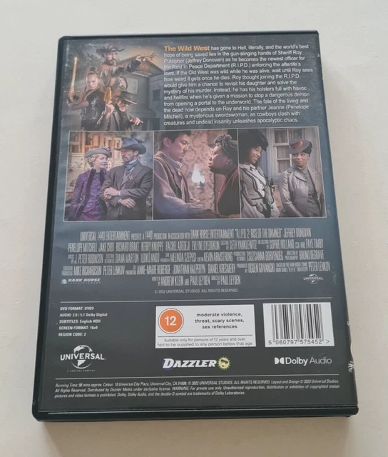 R.I.P.D. 2 RISE Of The Damned DVD 2022 Jeffrey Donovan Penelope ...