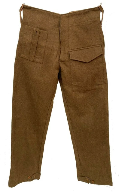 REPRO WW2 BRITISH Army 37 Pattern Battle Uniform Trousers Khaki Color ...