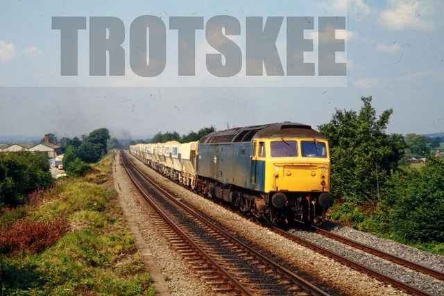 35MM SLIDE BR British Rail Diesel Loco Class 47 47901 1983 Rotherham ...