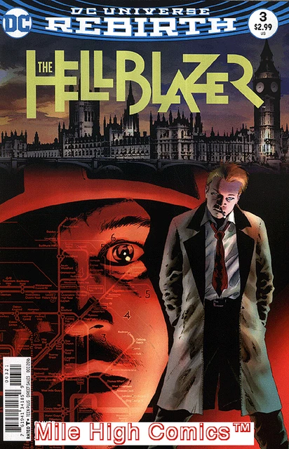 HELLBLAZER (SÉRIE 2016) (DC RENBIRTH) #3 VARIANTE presque comme neuf bande dessinée EUR 5,32 ...